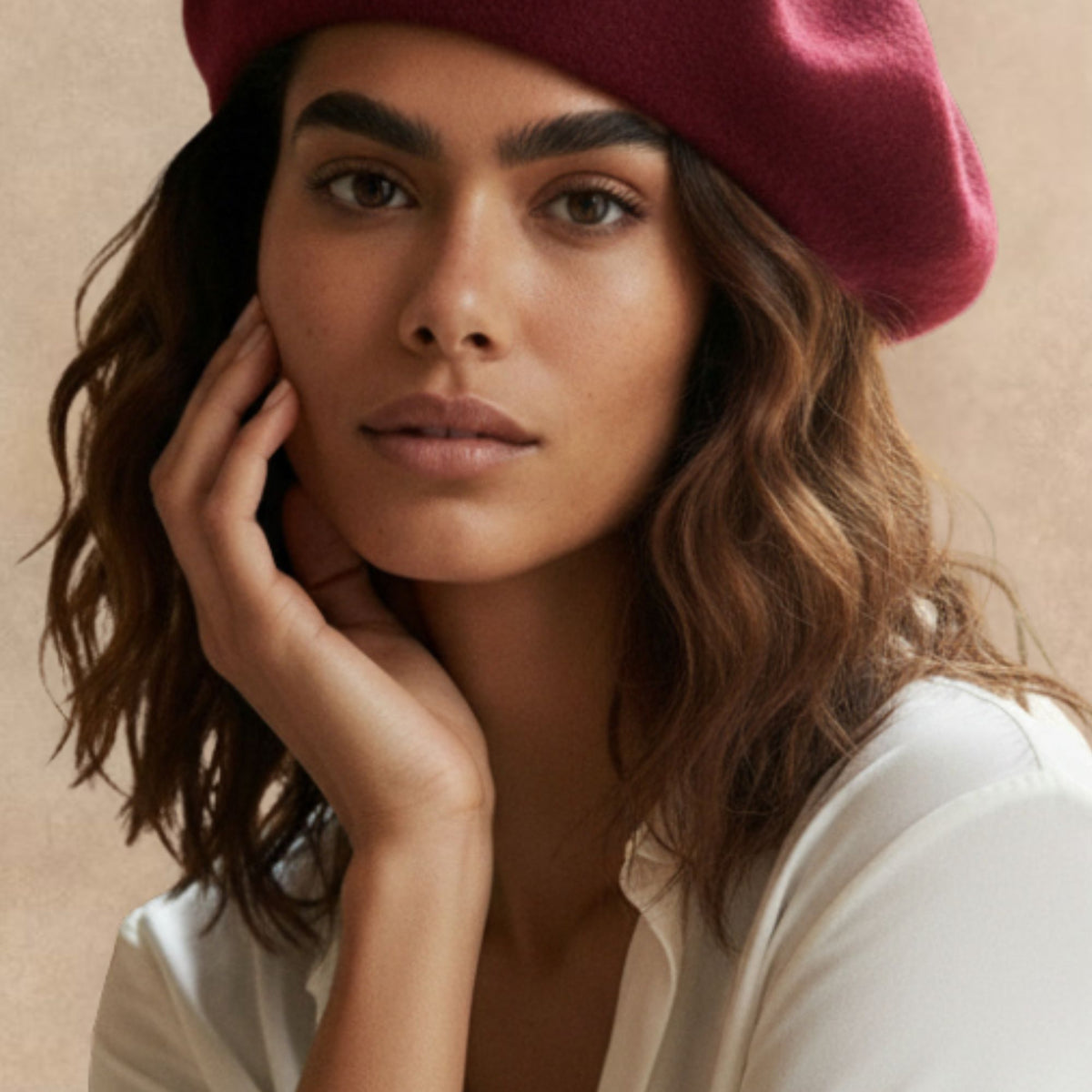 Pampidou Classic Wool Beret Tonal Embroidery Many Colors – Onze Montreal